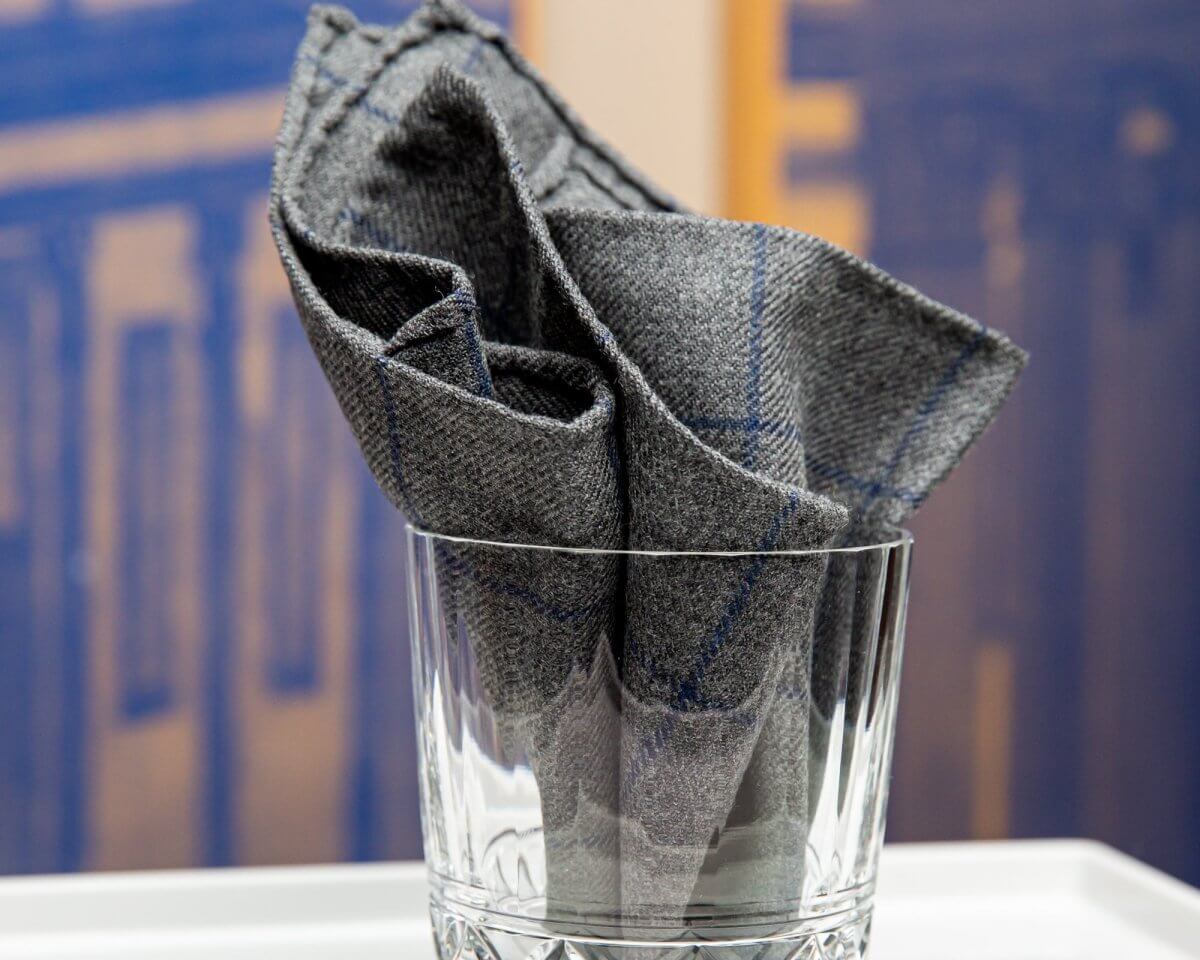 Einstecktuch 'Windowpane' by RALPH | BERLIN